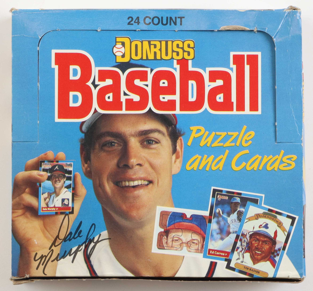 1988 Donruss Puzzle & Baseball Cello Box Of (24) Wax Packs | Pristine