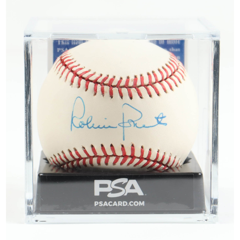 Robin Roberts Signed ONL Baseball with Display Case (PSA - Graded 8 ...