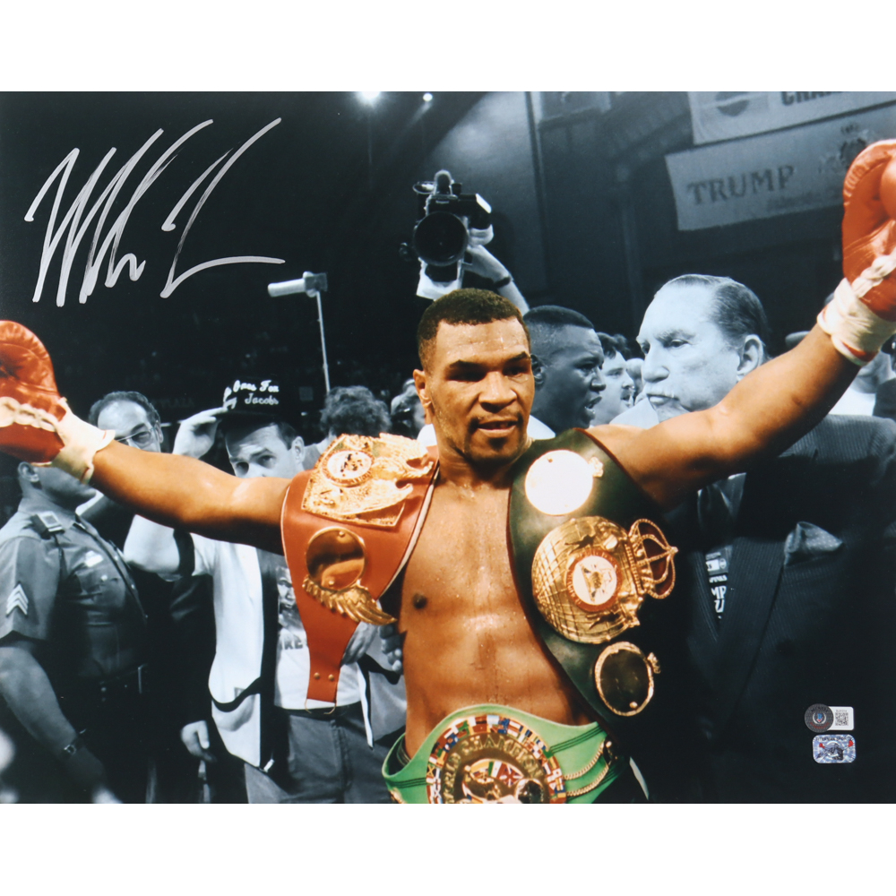 Mike Tyson Signed 16x20 Photo (Beckett & Tyson) | Pristine Auction