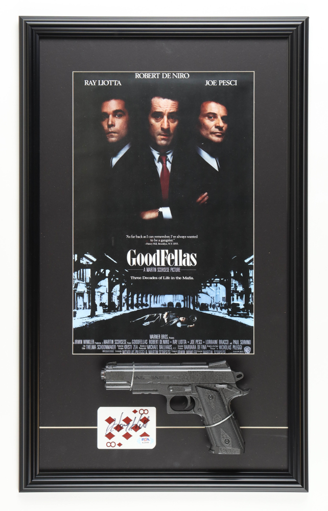 Henry Hill Signed "Goodfellas" Custom Framed Card Display with Movie ...
