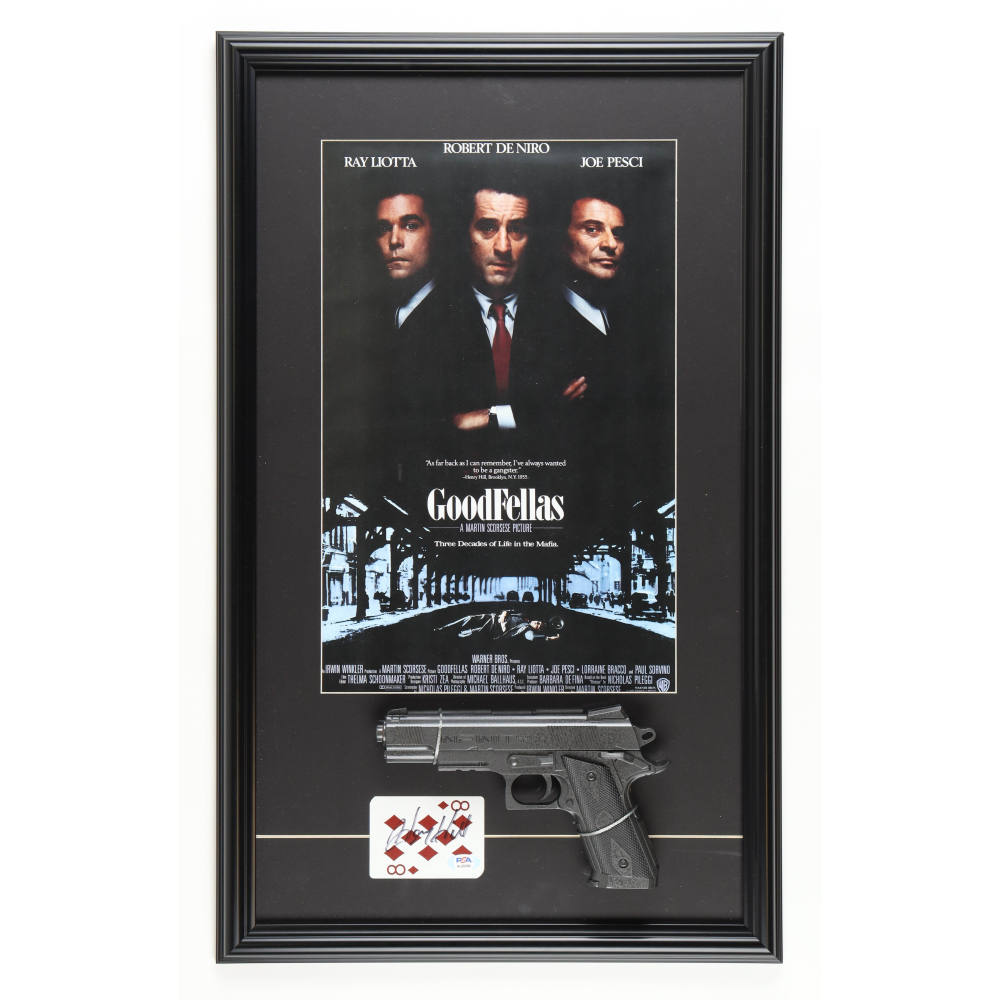 Henry Hill Signed "Goodfellas" Custom Framed Card Display with Movie ...