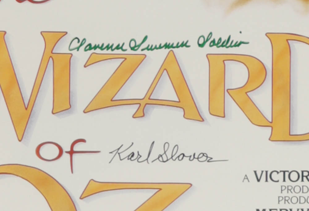 "The Wizard of Oz" 16x24 Photo Signed by (6) with Mickey Carroll, Karl ...