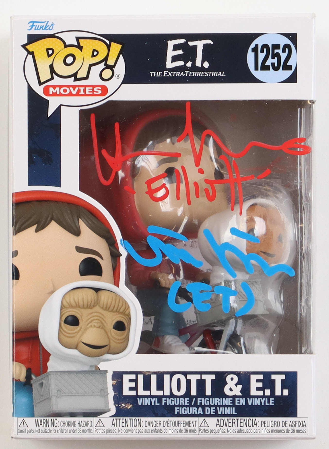 Henry Thomas & Matthew De Meritt Signed "E.T. The Extra-Terrestrial ...