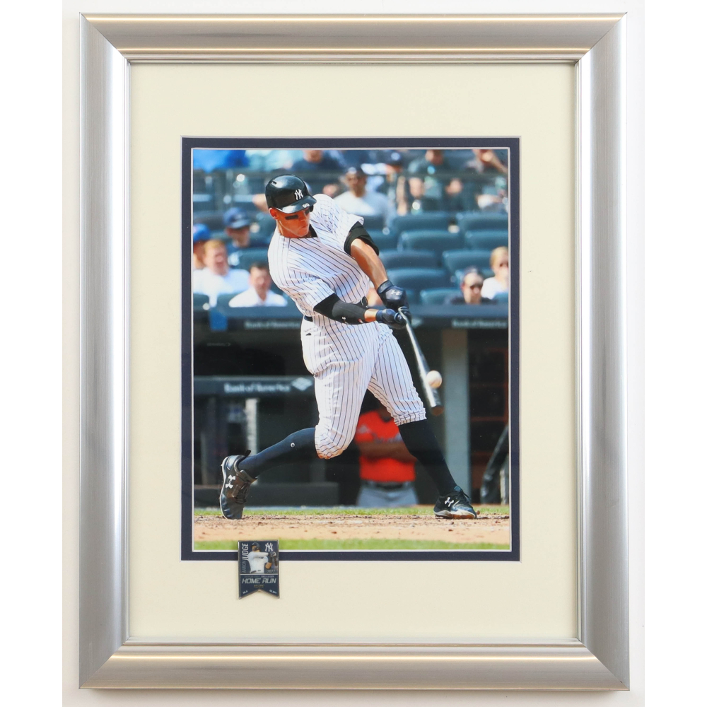 Aaron Judge Yankees Custom Framed Photo Display with Official Aaron ...