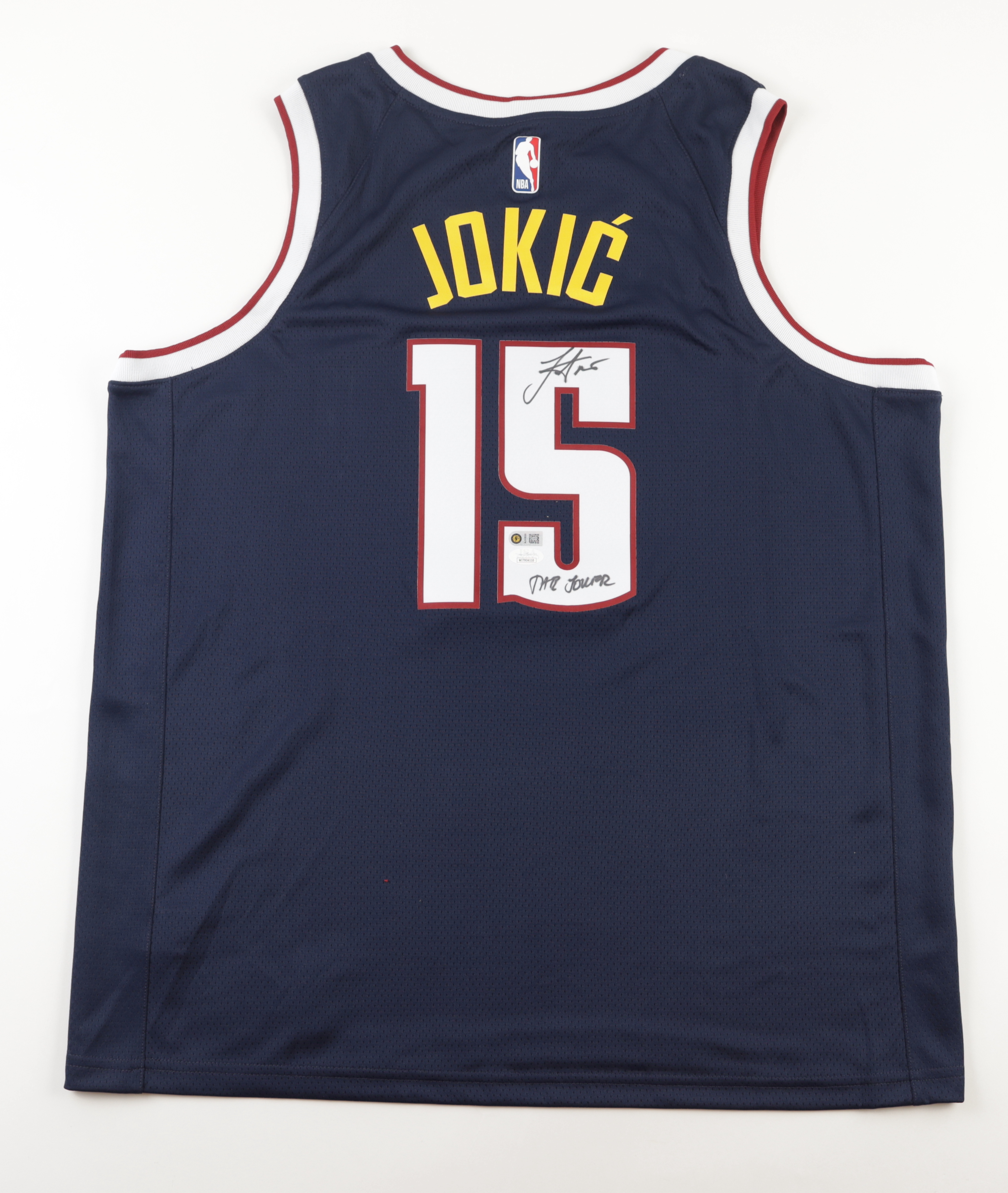 Nikola Jokic Signed Nuggets Jersey Inscribed "The Joker" (JSA & Jokic ...