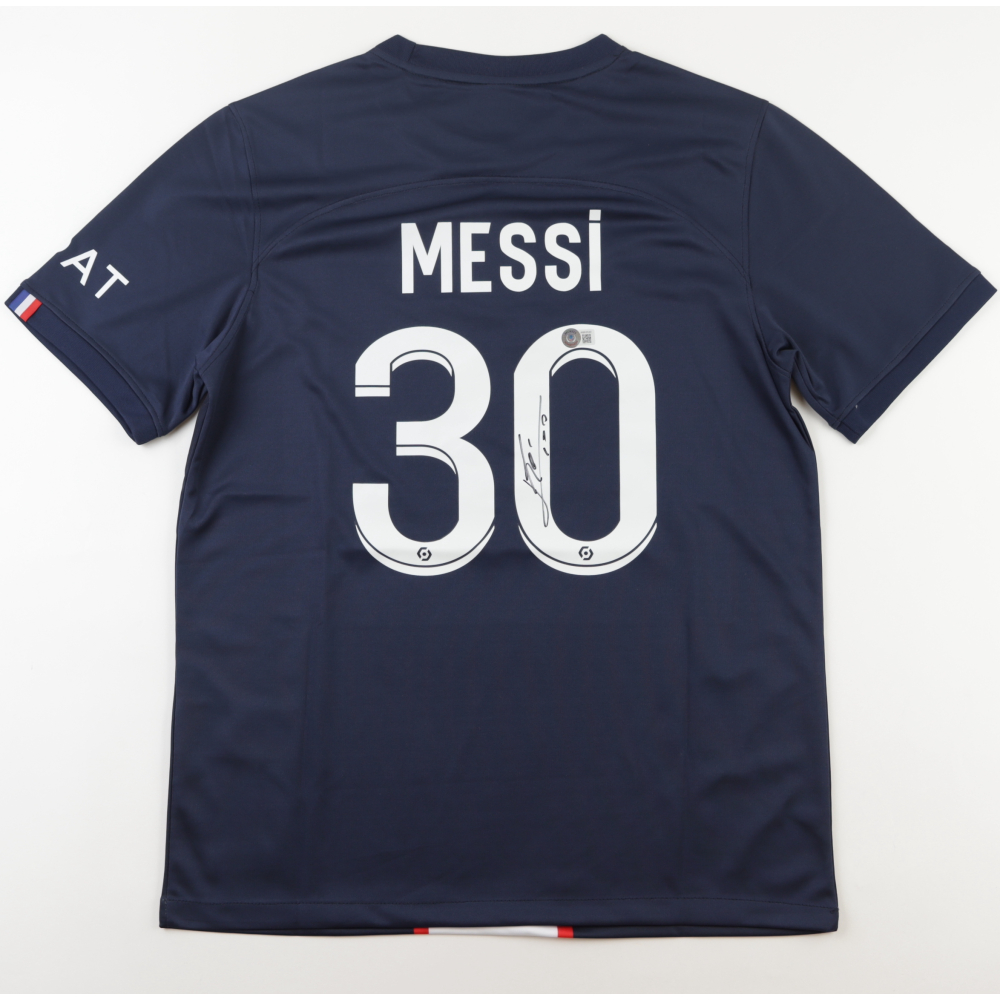 Lionel Messi Signed Paris Saint-Germain F.C. Jersey (Beckett ...
