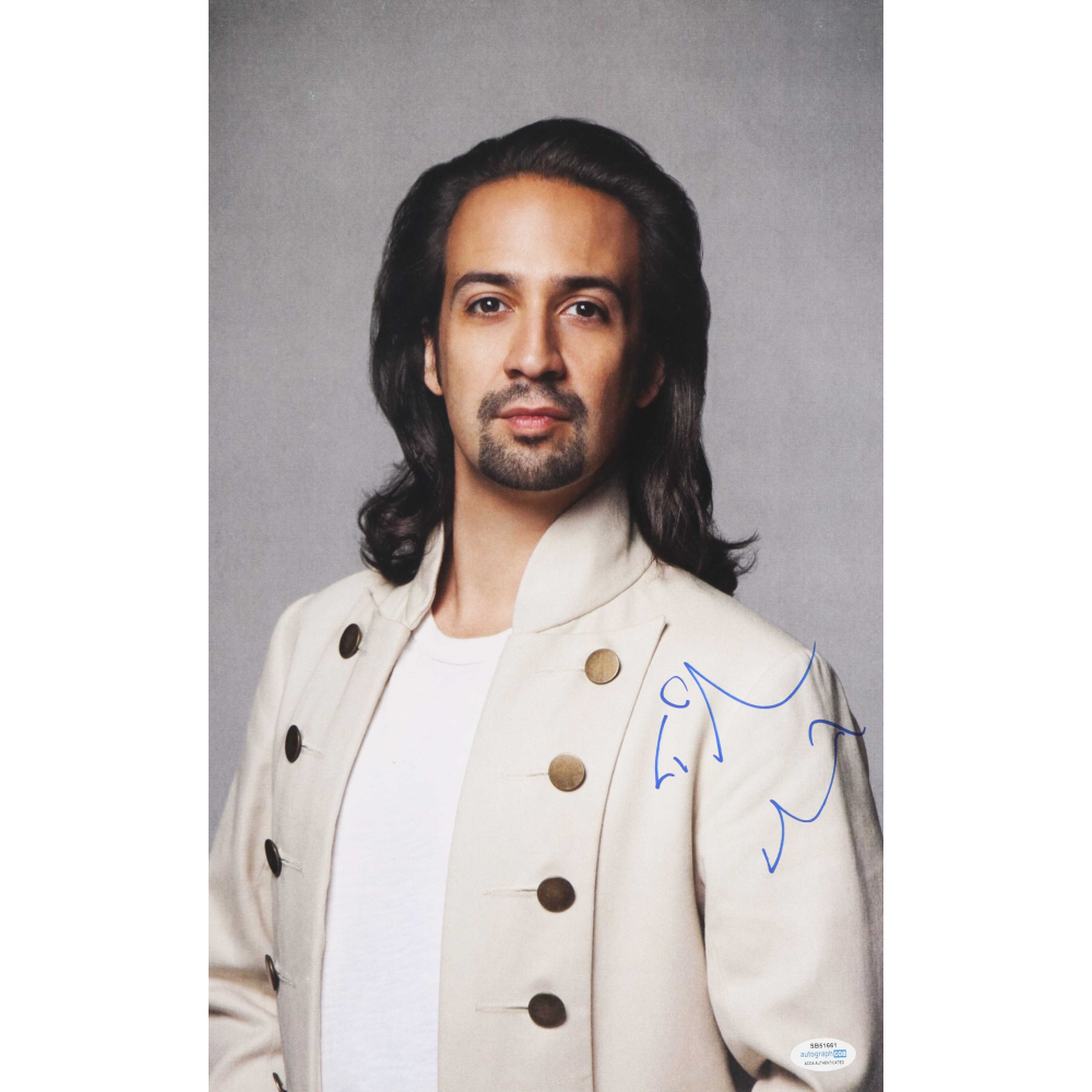 Lin-Manuel Miranda Signed "Hamilton" 11x17 Photo (AutographCOA ...