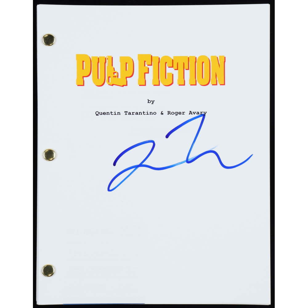 Quentin Tarantino Signed "Pulp Fiction" Movie Script (AutographCOA ...