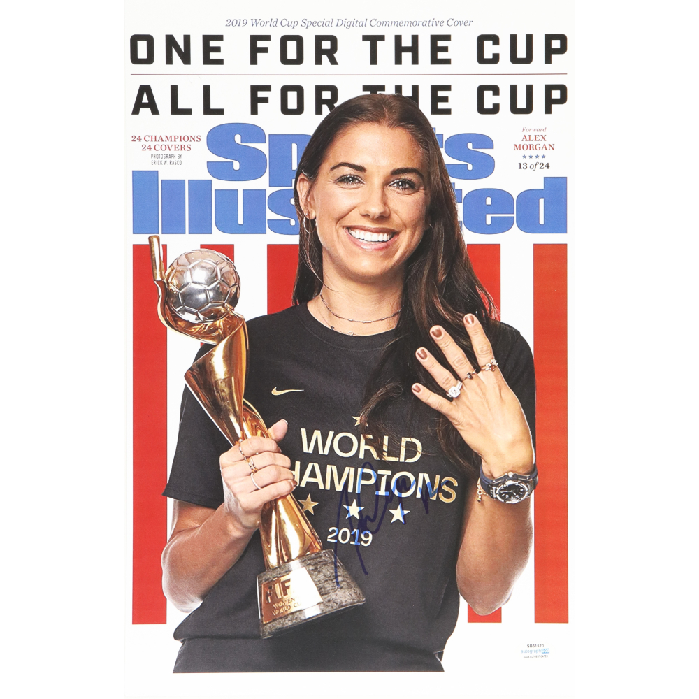 Alex Morgan Signed Team USA 11x17 Photo (AutographCOA) | Pristine Auction
