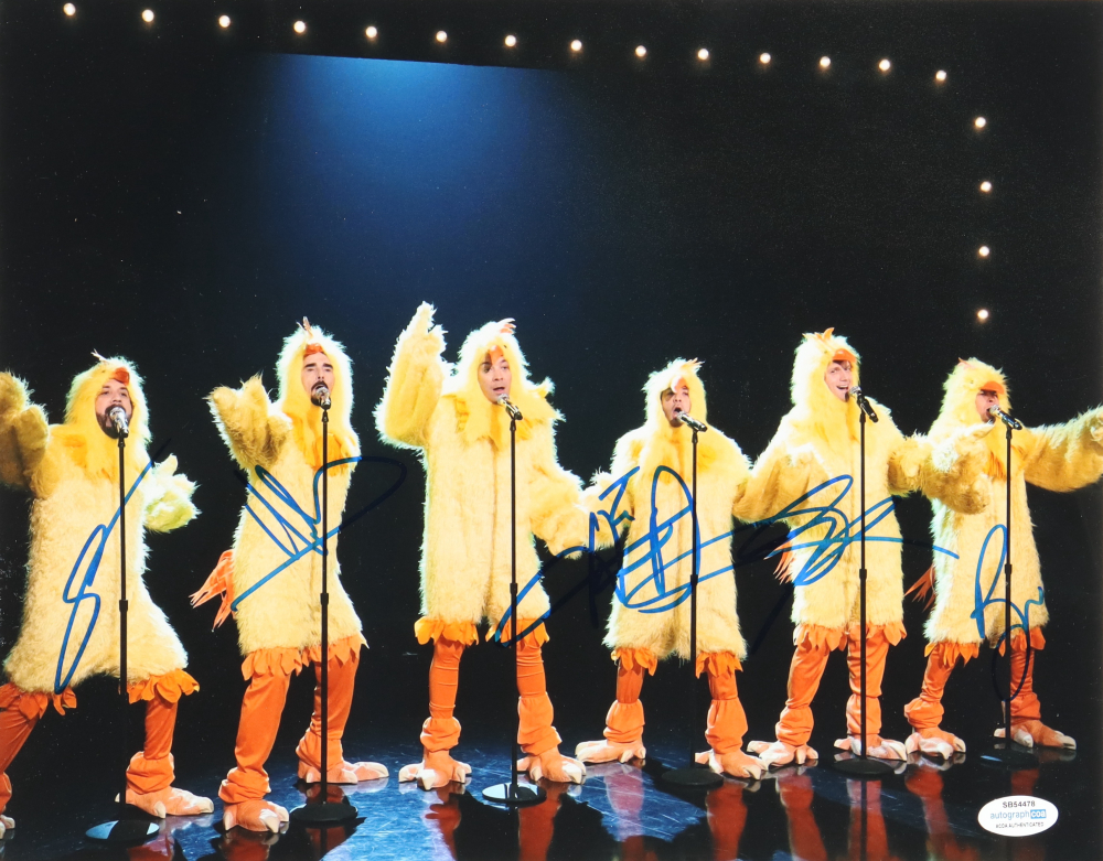 Backstreet Boys Signed 11x14 Photo Signed by (5) with A.J. McLean ...