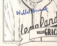 Willie Grace, Sam Jethroe & Nap Gulley Signed Cleveland Buckeyes 17x21 ...