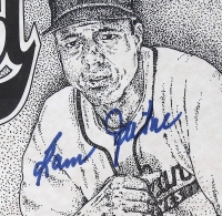 Willie Grace, Sam Jethroe & Nap Gulley Signed Cleveland Buckeyes 17x21 ...