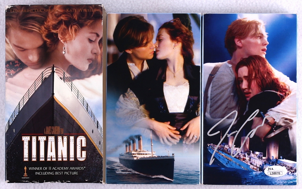 James Cameron Signed "Titanic" VHS Tape (JSA COA) | Pristine Auction