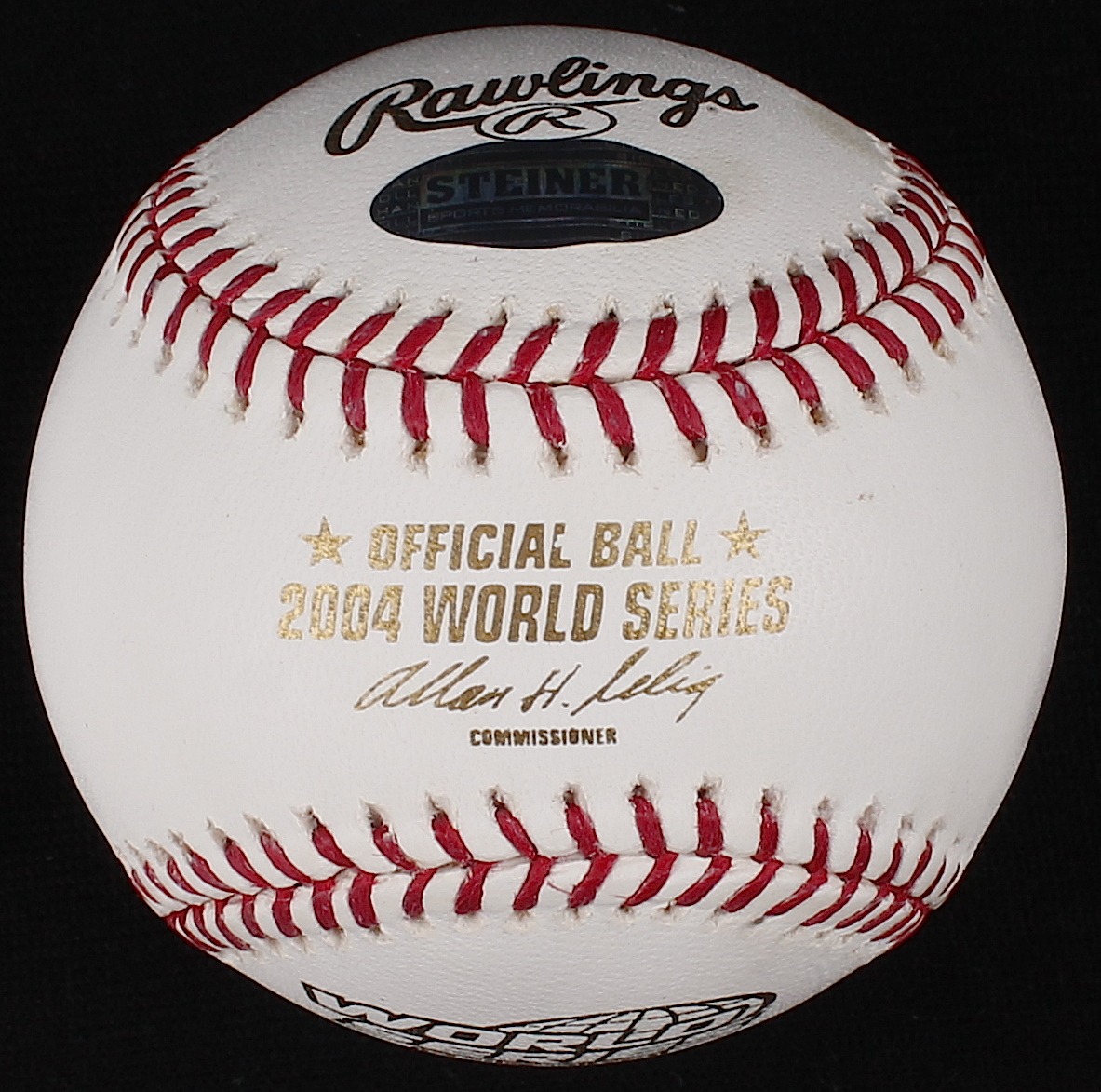 Curt Schilling Signed 2004 World Series Baseball (Steiner COA ...