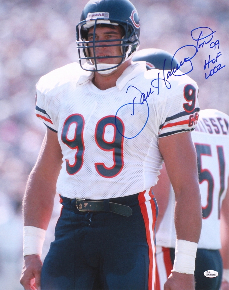 Dan Hampton Signed Bears 16x20 Photo Inscribed "HOF 2002" (JSA COA ...