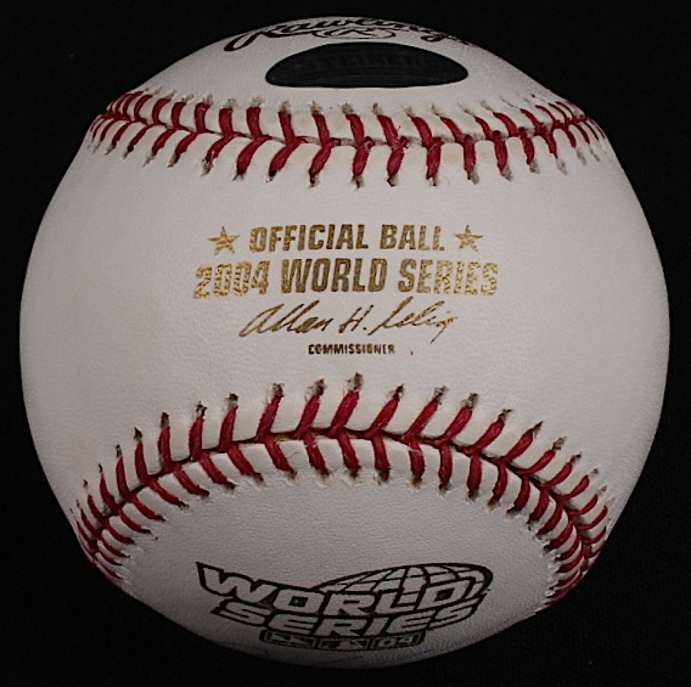 Curt Schilling Signed 2004 World Series Baseball (Steiner COA ...