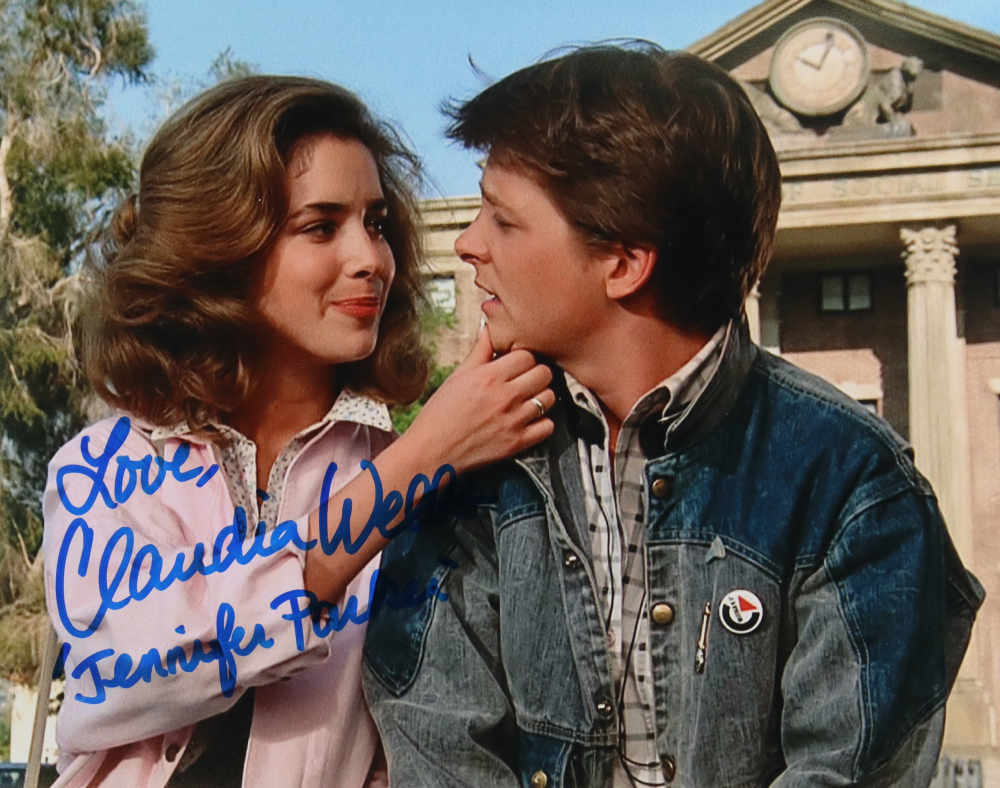 Claudia Wells Signed "Back to the Future" 11x14 Photo Inscribed ...