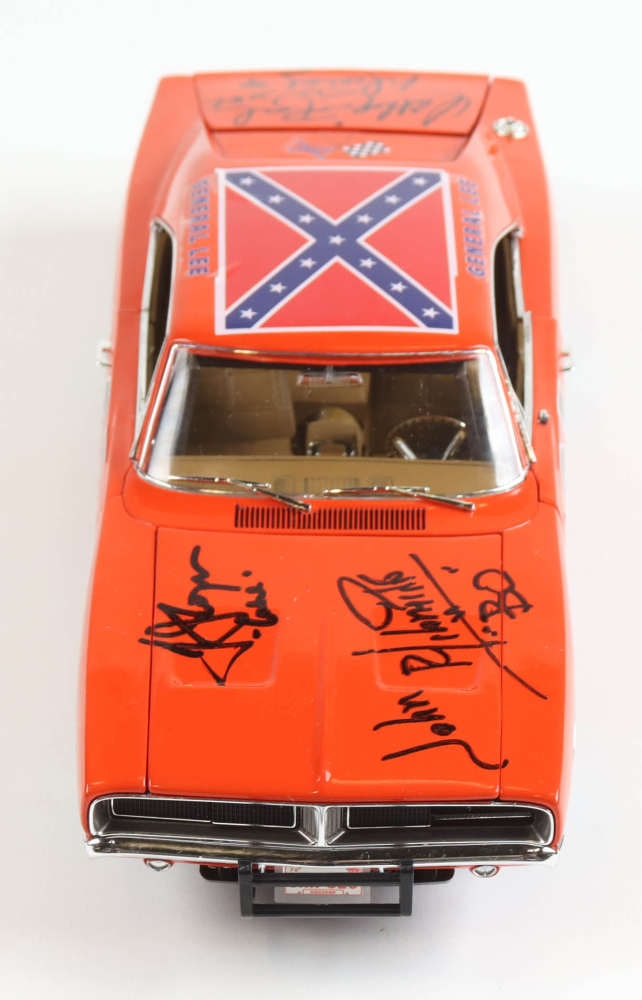 Catherine Bach, Tom Wopat & John Schneider Signed "The Dukes Of Hazzard ...