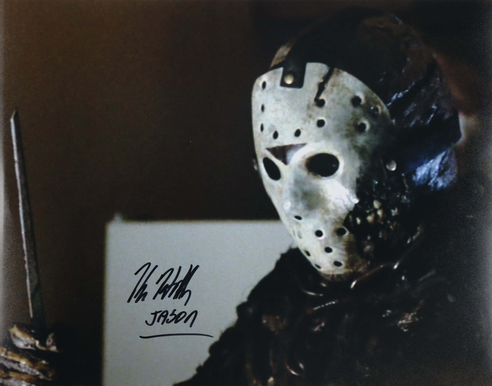 Kane Hodder Signed "Friday the 13th" 11x14 Photo Inscribed "Jason ...