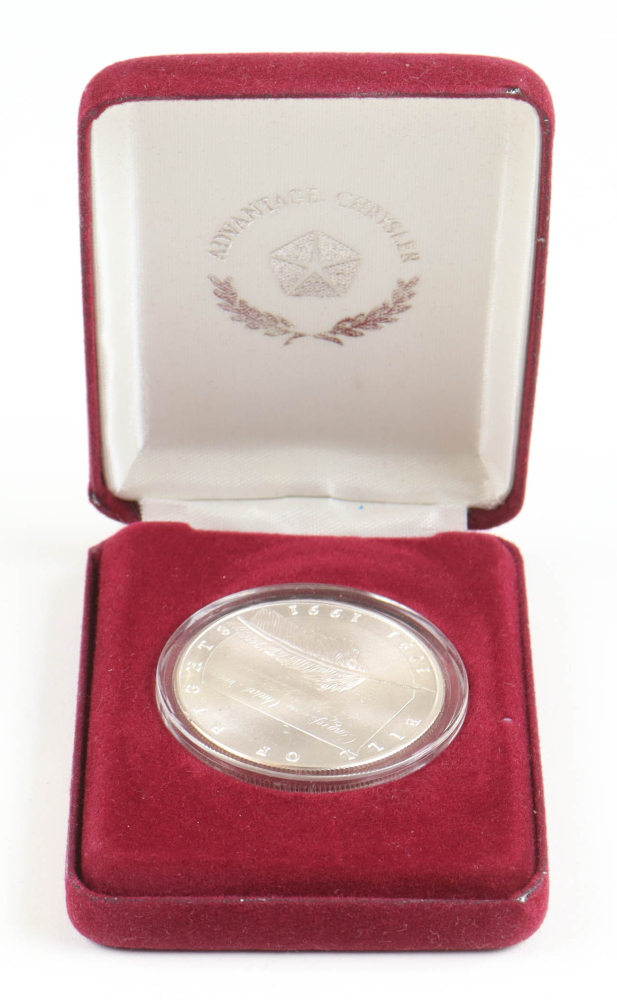 1991 Chrysler Bill of Rights 1oz Silver Coin | Pristine Auction