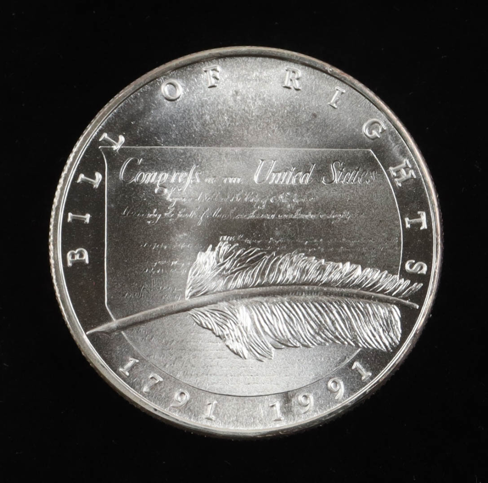1991 Chrysler Bill of Rights 1oz Silver Coin | Pristine Auction