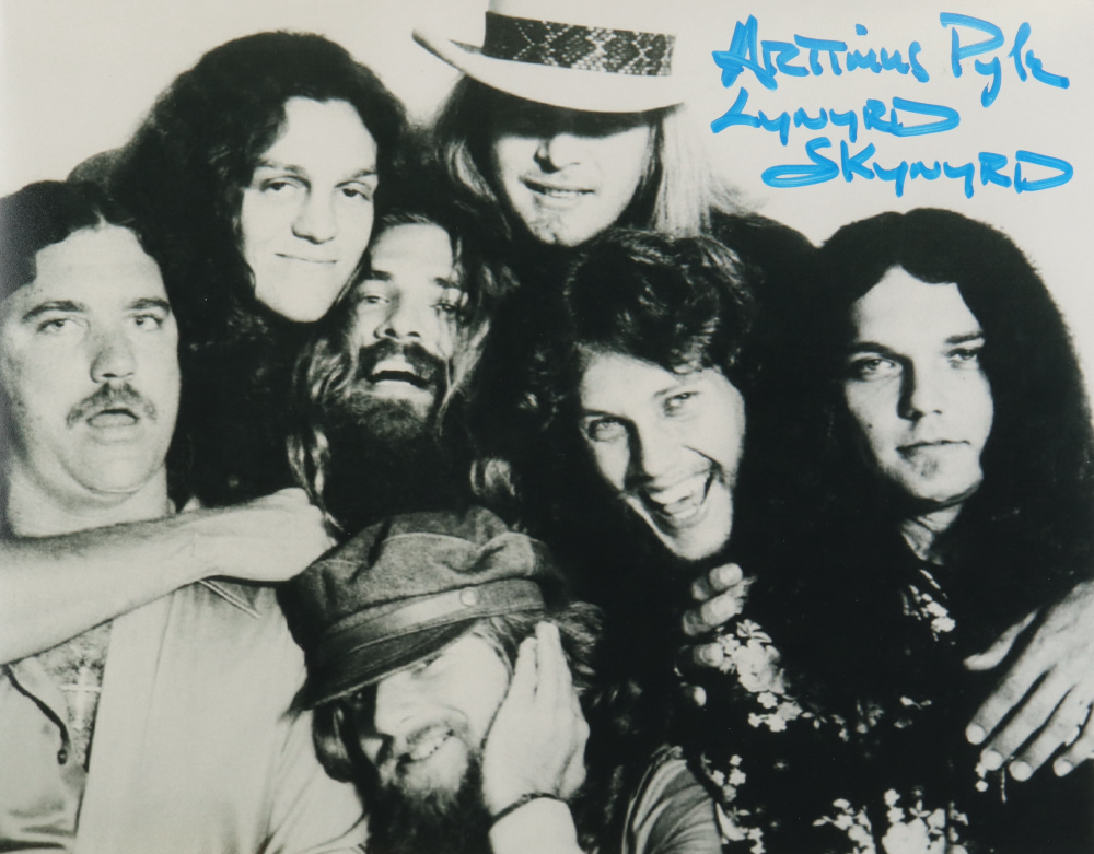 Artimus Pyle Signed 11x14 Photo Inscribed "Lynyrd Skynyrd ...