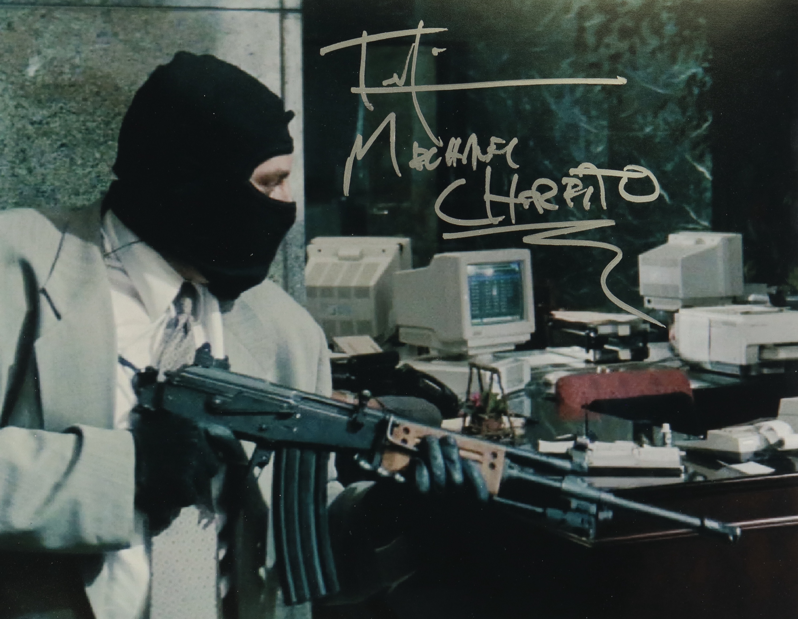 Tom Sizemore Signed "Heat" 11x14 Photo Inscribed "Michael Cheritto ...