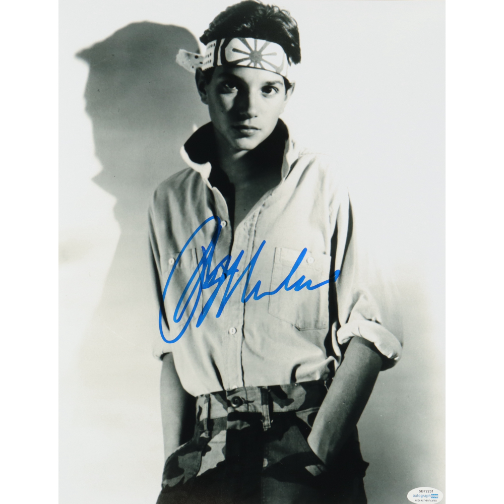 Ralph Macchio Signed "The Karate Kid" 11x14 Photo (AutographCOA ...