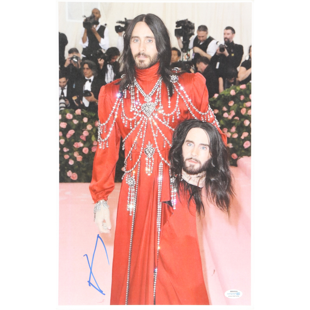 Jared Leto Signed 11x17 Photo (AutographCOA) | Pristine Auction
