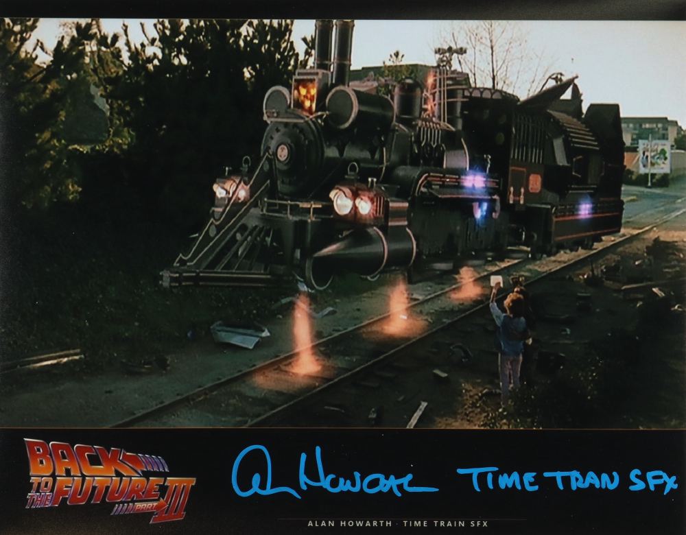 Alan Howarth Signed "Back to the Future Part III" 11x14 Photo Inscribed ...