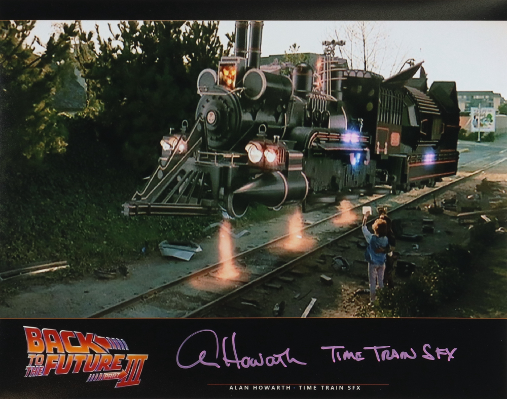 Alan Howarth Signed "Back to the Future Part III" 11x14 Photo Inscribed ...