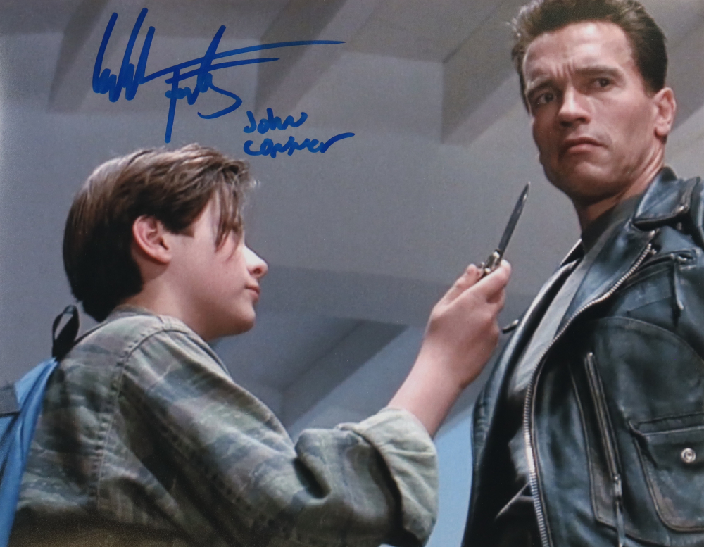 Edward Furlong Signed "Terminator 2: Judgment Day" 11x14 Photo ...