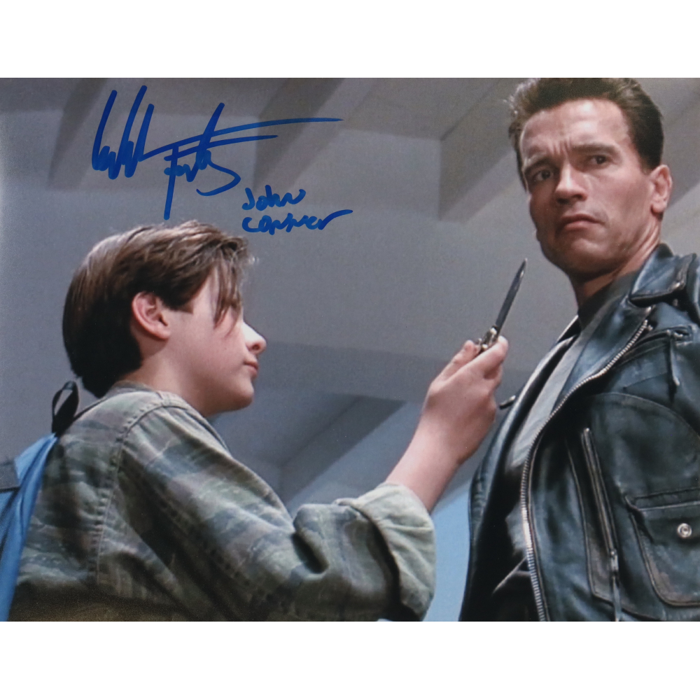 Edward Furlong Signed "Terminator 2: Judgment Day" 11x14 Photo ...