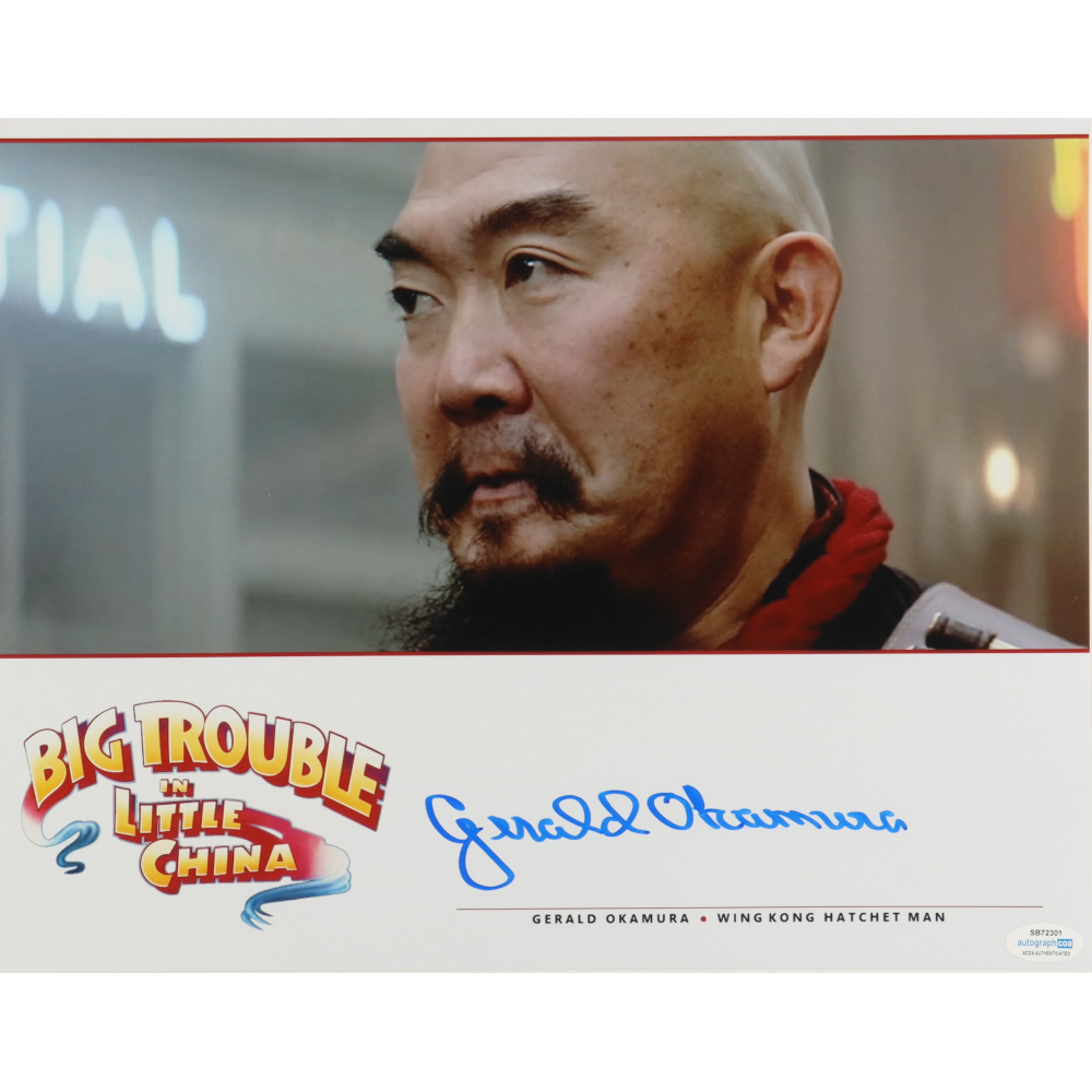 Gerald Okamura Signed "Big Trouble in Little China" 11x14 Photo (AutographCOA) | Pristine Auction
