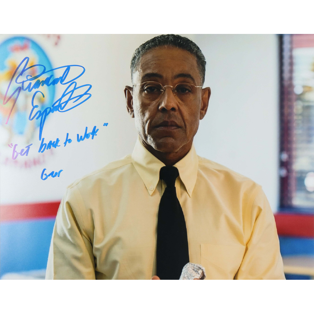 Giancarlo Esposito Signed "Breaking Bad" 11x14 Photo Inscribed "Get ...