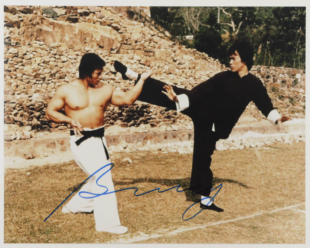 Bolo Yeung Signed "Enter the Dragon" 11x14 Photo (ACOA) | Pristine Auction