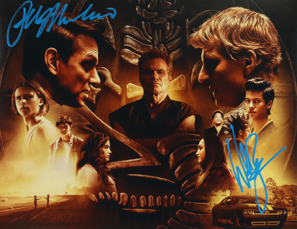 Ralph Macchio & William Zabka Signed "Cobra Kai" 11x14 Photo ...