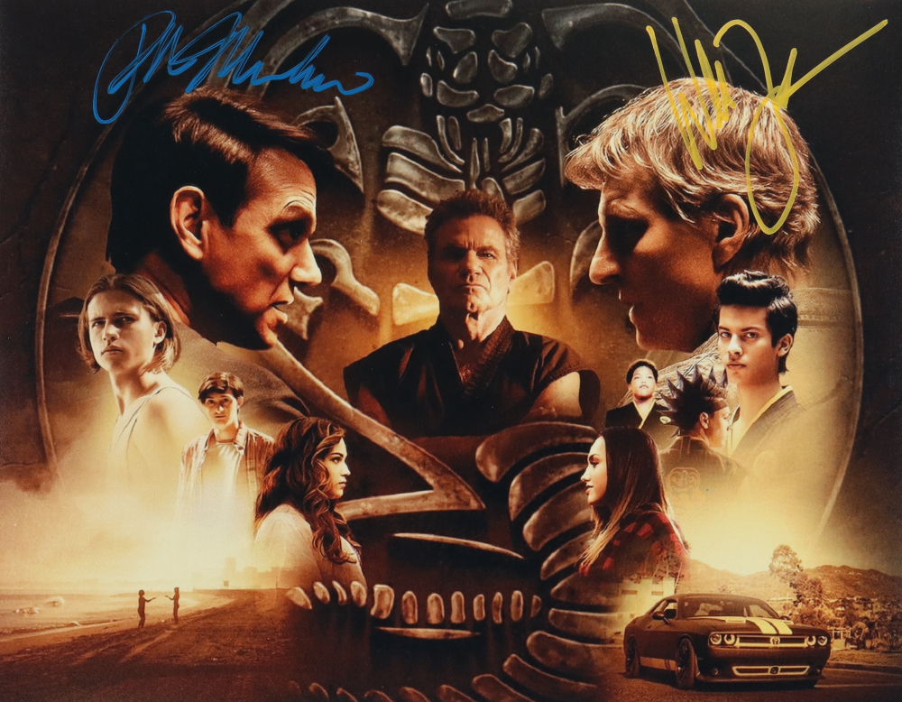Ralph Macchio & William Zabka Signed "Cobra Kai" 11x14 Photo ...