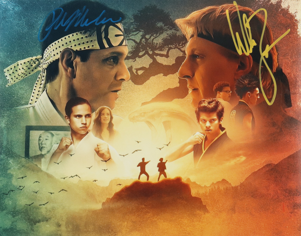 Ralph Macchio & William Zabka Signed "Cobra Kai" 11x14 Photo ...