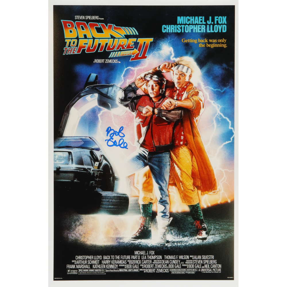 Bob Gale Signed "Back to the Future II" 12x18 Photo (AutographCOA ...