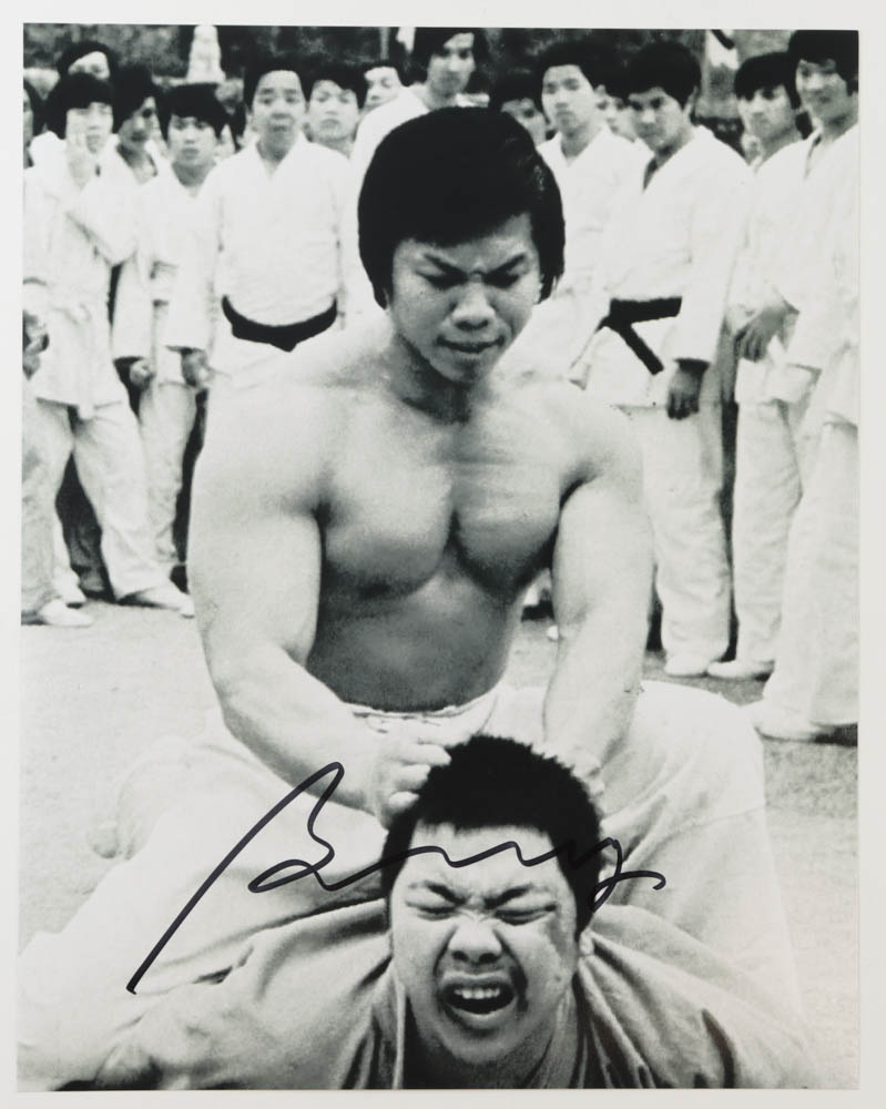 Bolo Yeung Signed "Enter the Dragon" 11x14 Photo (ACOA) | Pristine Auction