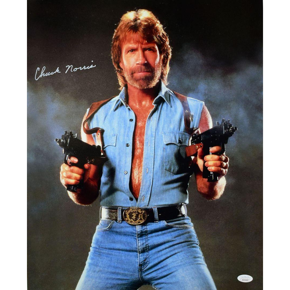 Chuck Norris Signed "Invasion U.S.A." 16x20 Photo (JSA) | Pristine Auction
