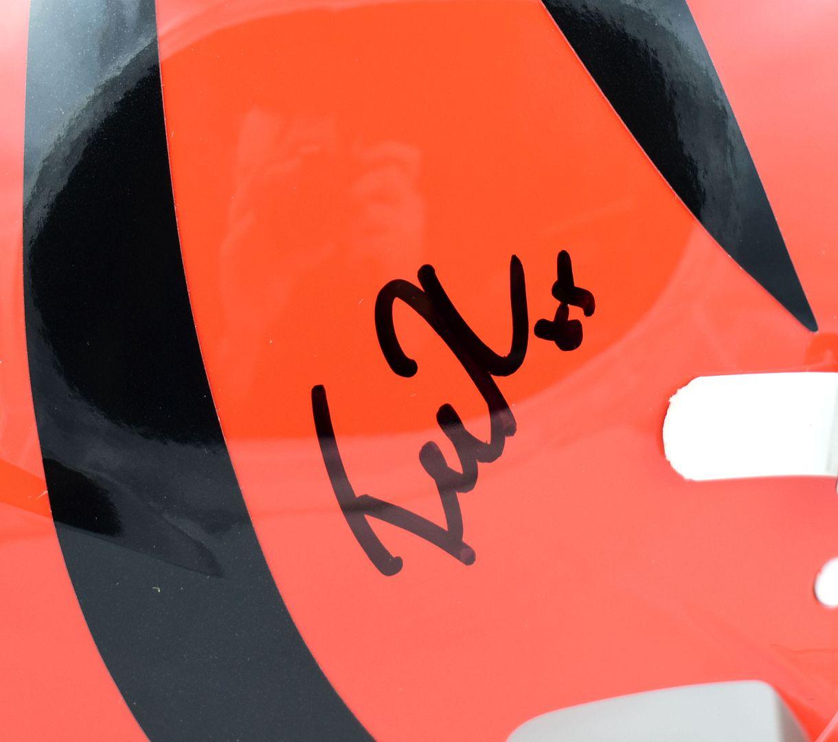 Tee Higgins Signed Bengals Full Size Authentic Speed Helmet (Beckett ...