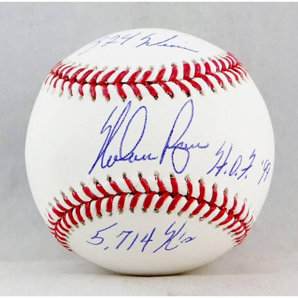 Nolan Ryan Signed OML Baseball Inscribed "324 Wins", "H.O.F. 99 ...