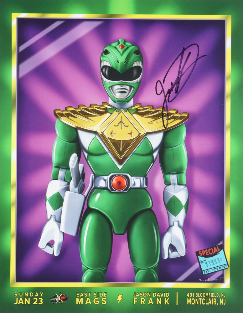 Jason David Frank Signed "Power Rangers" 11x14 Photo (AutographCOA ...