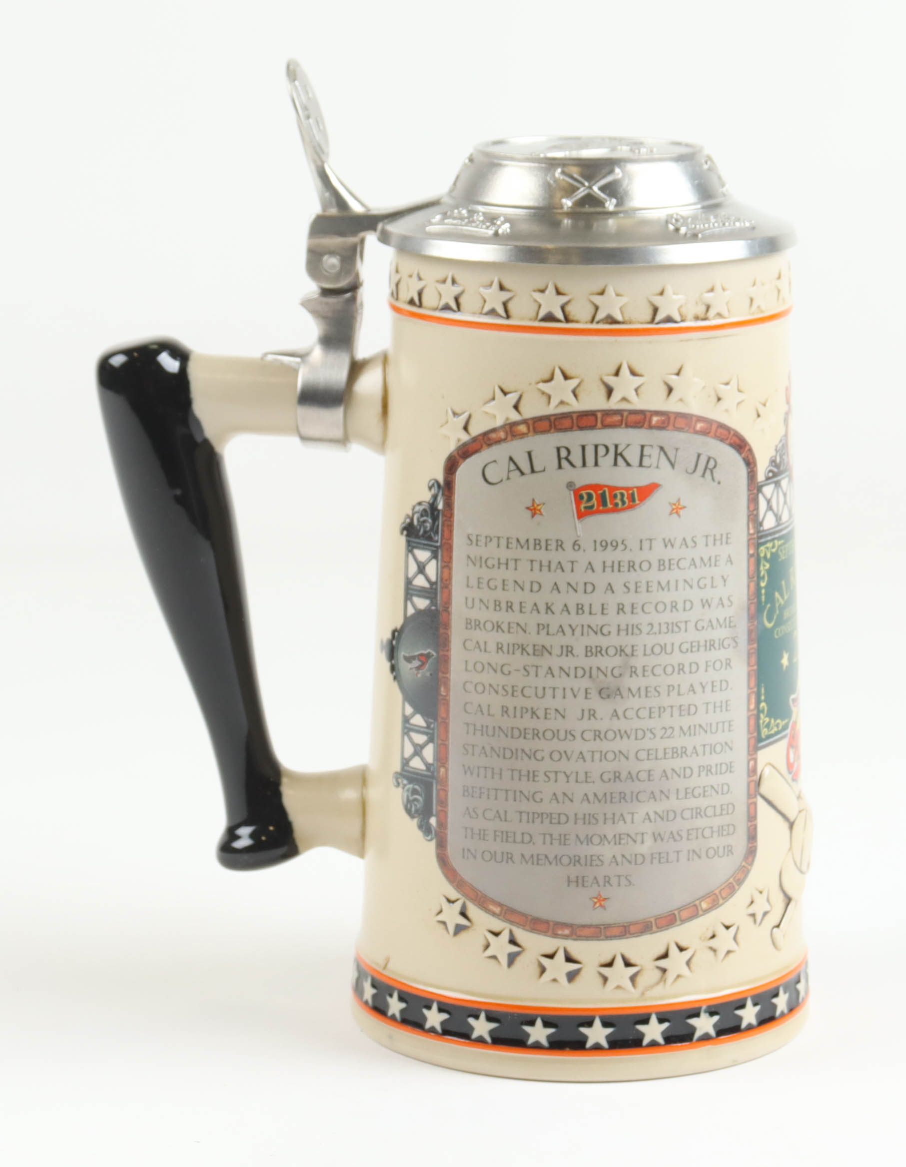 Cal Ripken Jr. LE "A League of His Own" Collectible Stein | Pristine ...