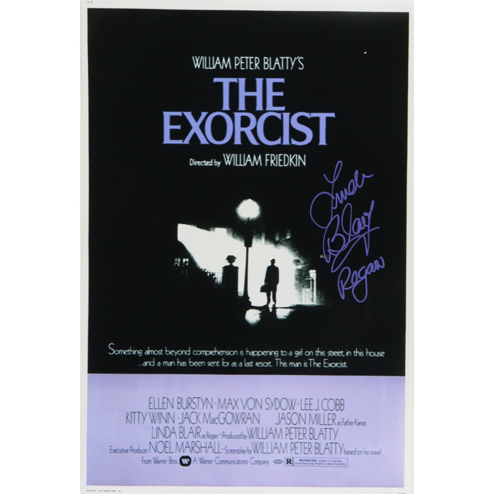 Linda Blair Signed "The Exorcist" 12x18 Photo Inscribed "Regan ...