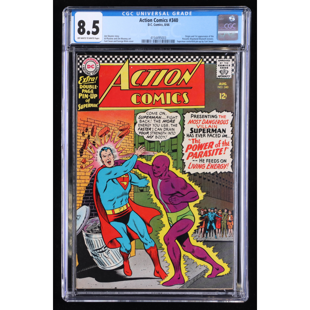 1966 "Action Comics" DC Comics Issue #340 (CGC 8.5) | Pristine Auction