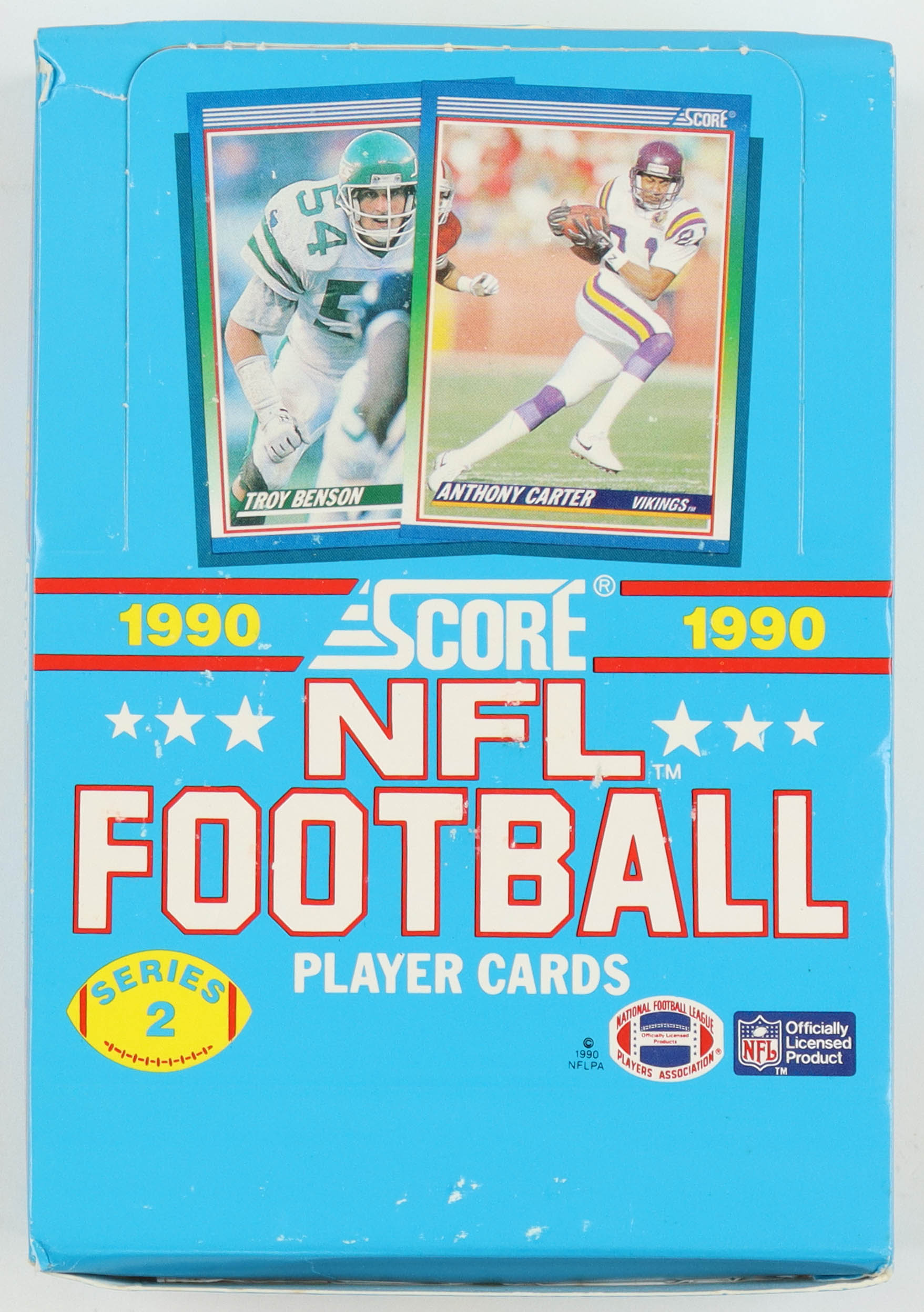 1990 Score Series 2 Football Wax Box with (36) Packs | Pristine Auction