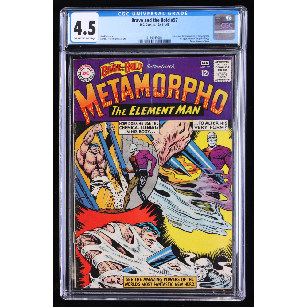 1964 "The Brave and the Bold" DC Comics Issue #57 (CGC 4.5) | Pristine ...